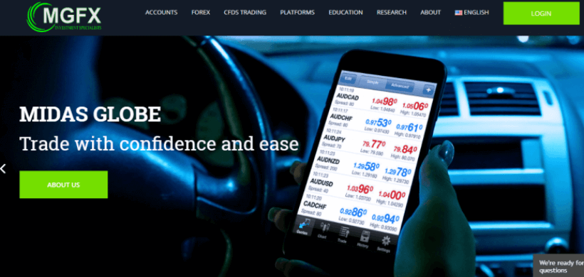 All the interesting information about the broker Midas Globe Reviews